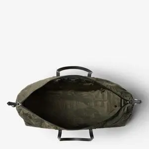 Fendi Duffle Gray Green Patchwork Nylon Duffle Bag